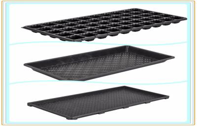 China PP Seedling Germination Trays 128 Cells with Drain Holes for Nursery Planting for sale