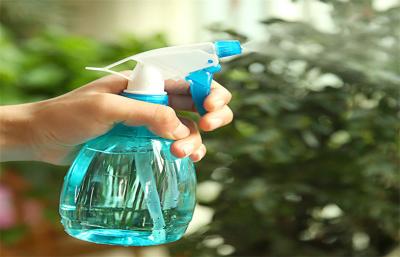 China Air Pressure Powder Sprayer Watering Can 21cm Plastic Garden Bottle Ball Shape for sale