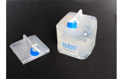 China LDPE Collapsible Water Storage Container 5L to 20L Flexible Cubitainer Folding Bag for sale