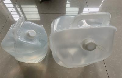 China Food Grade LDPE Collapsible Jerrycan 10L UNHCR Type Water Container for sale