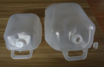 China 5L 10L LDPE Collapsible Cubitainer with Handle Space Saving Foldable Jerry Can for sale