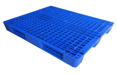 China Grid Double Side Heavy Duty HDPE Plastic Pallet 1200x1000mm for Warehouse Storage Transfer for sale