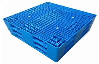 China Heavy Duty Double Faced 4 Way HDPE Plastic Pallet 1200x1000x150mm 20.5kg for sale