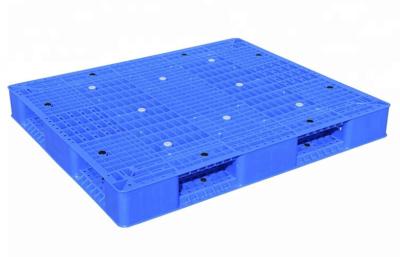 China Nine Foot Blow Molding Recycled Plastic Pallet Nestable HDPE 1100x1100mm for sale