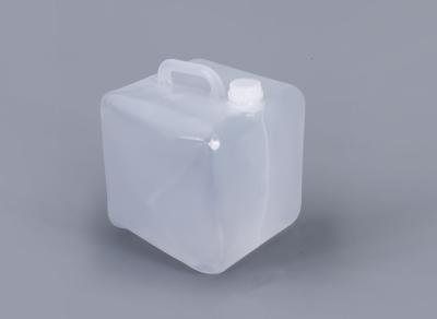 China White Semi Collapsible Plastic Water Jerry Can 5L to 20L for Household Water Storage LDPE for sale