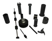 China Lightweight and Affordable Polymer Parts for Printing Devices High Durability for sale