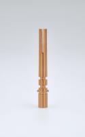 China Laser Cutting C3604 Brass Parts Minimal Wear With Turning Outer Shape / Sawing Slot for sale