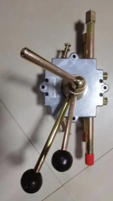 China Dual Control Levers Hydraulic System Throttle Control Lever for Precise Speed Control in Concrete Mixer Trucks for sale