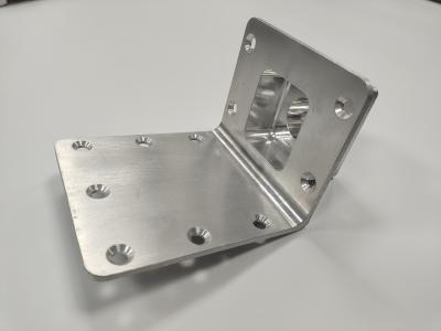 China CNC Machined 6061-T6 Aluminum Alloy L-type Heavy-duty Mounting Bracket with High-load and High-vibration Resistance and ±0.02mm Dimensional Tolerance for sale