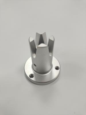 China Precision Collet Flange Base in 6061-T6 Aluminum Alloy with 5-axis CNC Machining for High Speed ≥8000rpm Applications for sale