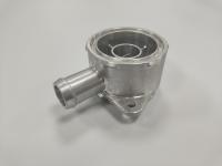 China Precision Multi-Chamber Aluminum Housing Fluid Connector with 6061-T6 Alloy for Thermal Management Systems via 5-axis CNC Machining for sale