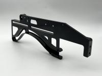 China This truss‑style hollow aluminum alloy bracket serves as the **main frame skeleton for toy blaster**. for sale