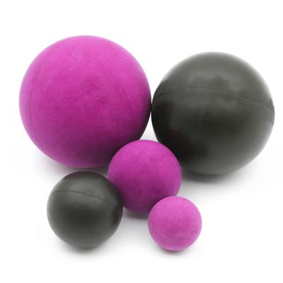 China EPDM FKM Silicone Rubber Ball Seal for Valves Pumps 20mm 30mm Custom Sizes for sale