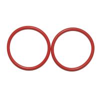 China Red FKM O Ring 90 Shore A Silicone Rubber Seal Industrial Grade for sale