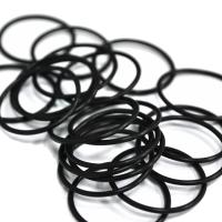 China Black FKM O Rings 70 Shore A Glossy Round Rubber Seal NBR 55 Shore Industrial Gasket for sale
