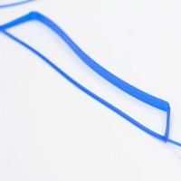 China Platinum Cured FKM Blue Gasket Seal Ozone Resistant Low Friction 20-90 Shore A for sale