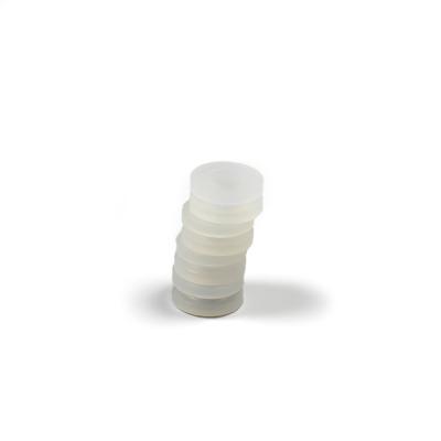 China FDA Approved Transparent Medical Silicone Rubber Gasket 20-90 Shore A Custom Size for sale