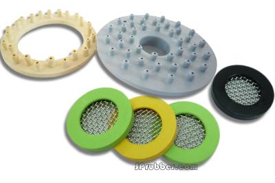 China OEM Custom Rubber Sealing Parts Bonded with Metal Net EPDM NBR FKM -54°C to 260°C for sale