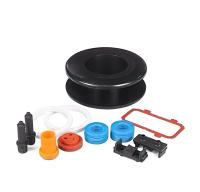 China Custom NR CR NBR EPDM Molded Silicone Rubber Parts 20-90 Shore A Hardness for sale