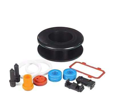 China Custom NR CR NBR EPDM Molded Silicone Rubber Parts 20-90 Shore A Hardness for sale