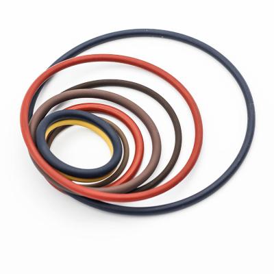 China Automotive Rubber O Ring Seal FKM HNBR PU FFKM 30-90 Shore A -50C to 250C for sale