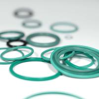 China FVMQ Green O Ring Seal 30 Shore A Neoprene Rubber O Ring KTW WRAS Approved for sale