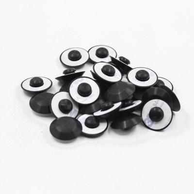 China Custom Neoprene EPDM Rubber Feet with 3M Adhesive Black Bumper Pads 20mm for sale
