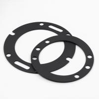 China NBR Rubber Round Hole Flat Gasket KTW Approved 54C to 135C Oil Resistant Custom Parts for sale