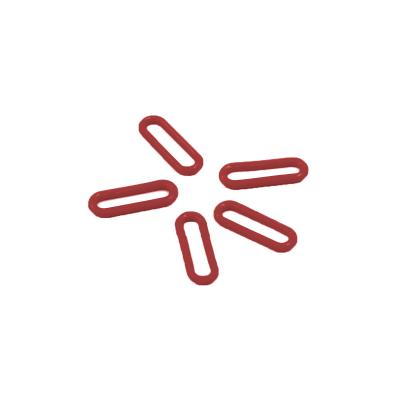 China Red Silicone Rubber Gasket 80 Shore 90 Shore Custom Size High Tensile Strength for sale