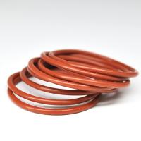 China 20 Shore Orange O Rings EPDM Elastic Rubber Ring Colorful Customize for sale