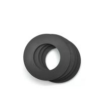 China FKM Molded Rubber Seal Black Low Compression Set Rubber Flat Washer for sale