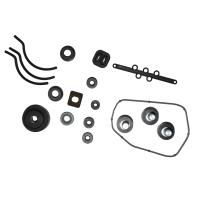 China Custom FKM NBR Silicone Rubber Parts O Rings Seals 20-90 Shore A Hardness for sale