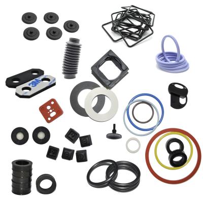 China Custom EPDM NBR Molded Rubber Parts -60C to 450C for Seals Gaskets O-Rings for sale