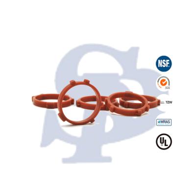 China Custom Molded Rubber Seal Gasket FKM Silicone HNBR FVMQ 20-90 Shore A -70C to 300C for sale