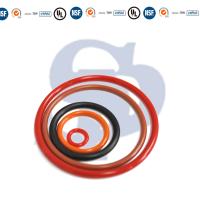 China High Temperature 315C Silicone Rubber O Rings Oil Resistant FKM FPM Seals 20-90 Shore A for sale
