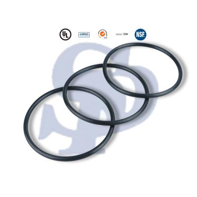 China NSF WRAS KTW Approved EPDM Silicone NBR Peroxide Cured Rubber O Rings ID 1-1000mm for sale