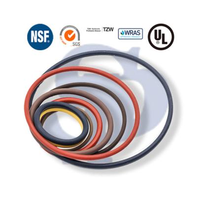 China High Temperature Silicone Rubber O Ring 500-1500 PSI Heat Oil Resistant Sealing for sale