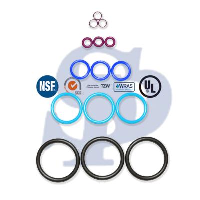 China Black Nbr High Temp O Ring And Seals Custom Rubber Products High Hardness for sale