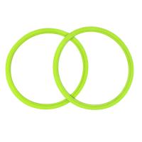 China Custom Molded NSF51 Listed Green Silicone Rubber O Rings OEM Factory 70 Shore A for sale