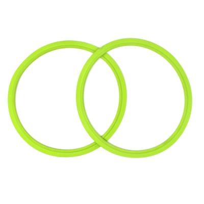China Custom Molded NSF51 Listed Green Silicone Rubber O Rings OEM Factory 70 Shore A for sale