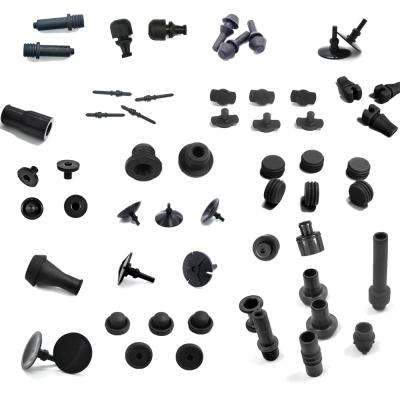 China Black Food Grade NSF51 Silicone Rubber Stopper High Tensile Strength Gasket Seal -60C to 450C for sale