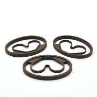 China Custom Rubber Grommets Gaskets NBR EPDM Silicone FKM CR HNBR 70 Shore A for sale