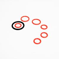 China Liquid Silicone Rubber O Rings Medical Grade AS568 Standard Temperature -70C to 315C for sale