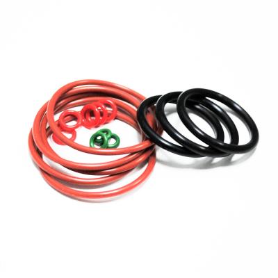 China High Tensile Strength Rubber O Rings Silicone FKM HNBR CR PU 1mm to 1000mm for sale