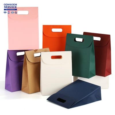 China Wholesale Paper Bags with Your Own logo Food Take High Quality Luxury Portable Kraft Paperboard Craft Paper Bag for Biscuit for sale