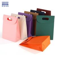 China Different Capacities Takeaway Kraft Paper Guest Bags Food Grade Waterproof Flat Bottom Brown Kraft Coffee Packaging Bag for sale