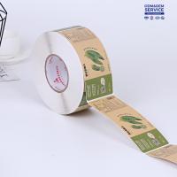 China Customized Transparent PVC Roll Label Paper Self-Adhesive Stickers with Hot Stamping Coating for Logo Packaging Labels for sale