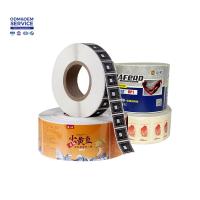 China Roll-type Self-adhesive Labels - Copperplate Paper Labels with sealed Edges Transparent PVC Self-adhesive Stickers for sale