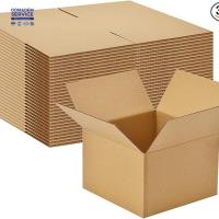 China Recyclable Sturdy Cardboard Shipping Boxes Wholesale Corrugated Boxes Cardboard Paper Packaging Box for sale