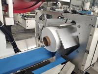 China Bobbin PLC Small Paper Roll Cutting Machine , Inverter Paper Lamination Machine With Cutter for sale